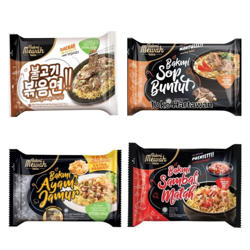Jual Bakmi Mewah rasa Sop Buntut | Sambal Matah | Goreng Bulgogi ...