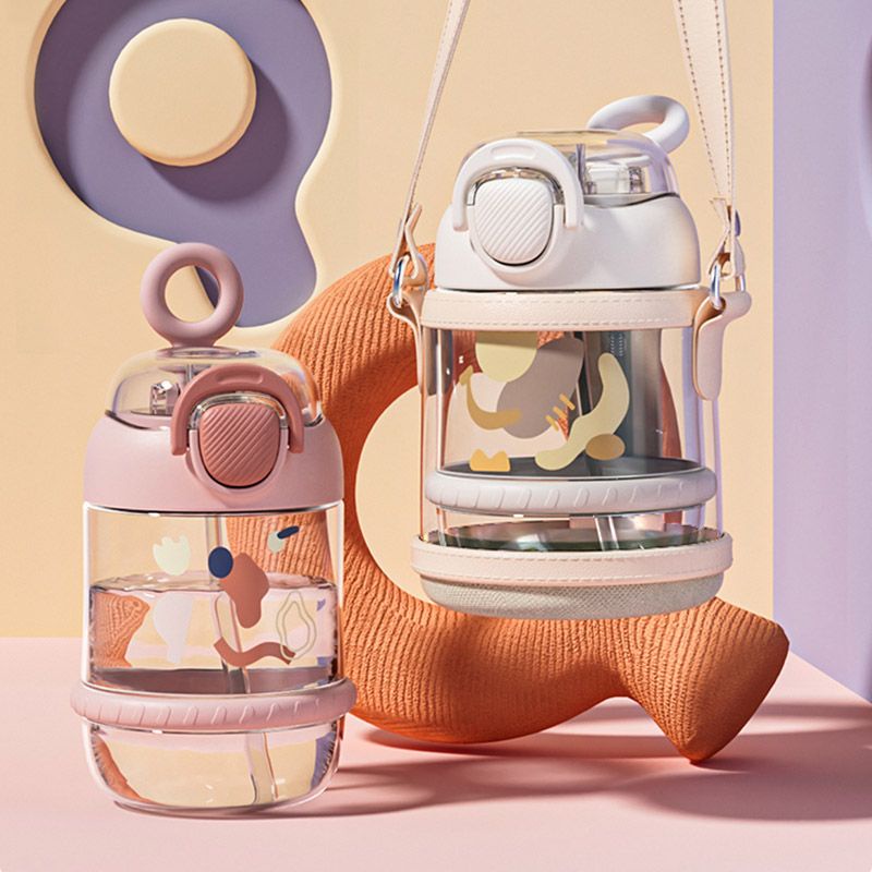 Jual Botol Minum Minimalis Modern Bentuk Kapsul 450ML Terdapat ...