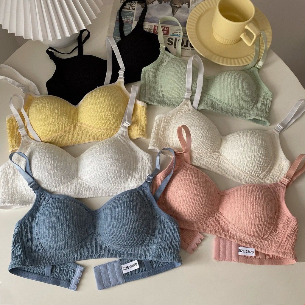 Jual Miss curiosity BH Bra motif garis lurus Push Up Style Senam Zumba ...