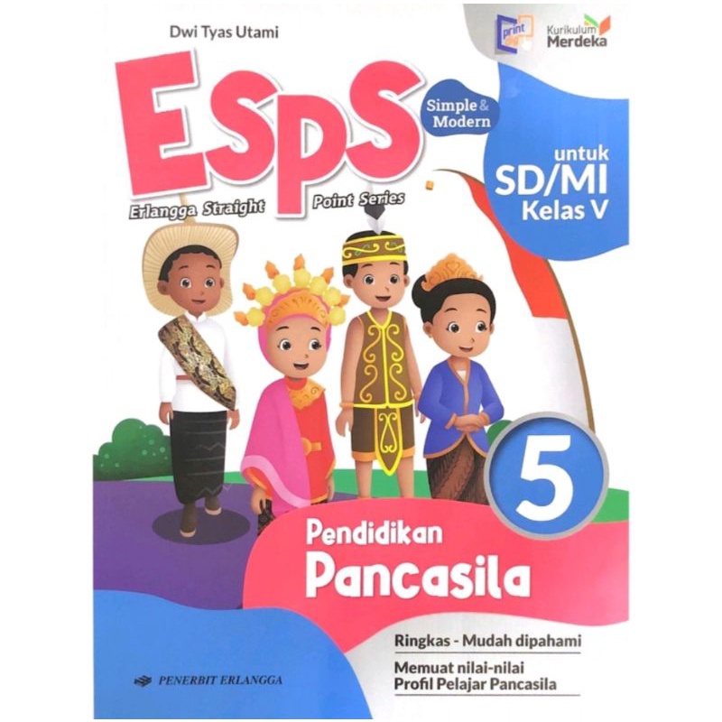 Jual ESPS PENDIDIKAN PANCASILA SD/MI KELAS 1 2 3 4 5 6 KURIKULUM MERDEKA PENERBIT ERLANGGA ...