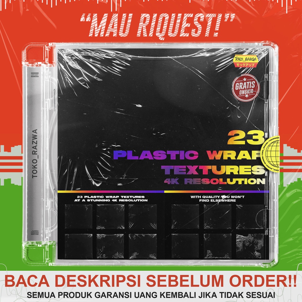 Jual 4K Plastic Wrap Textures PNG Vector Design | Shopee Indonesia