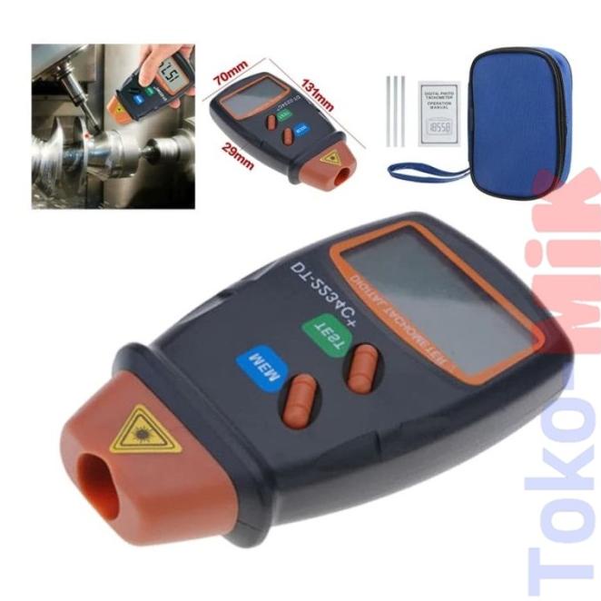 Jual Dt-2234C+ Alat Ukur Rpm Kecepatan Motor Mesin Digital Tachometer ...
