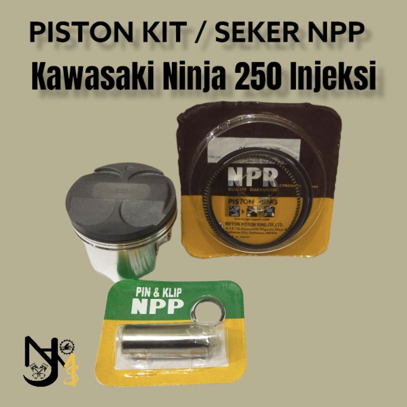 Jual NPP PISTON KIT / SEKER NINJA 250 INJEKSI OVERSIZE STANDART ...