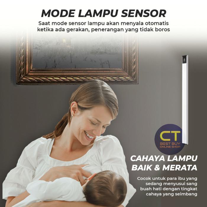 Jual Lampu PIR Sensor Gerak Otomatis LED Bar Light Lemari Dinding ...