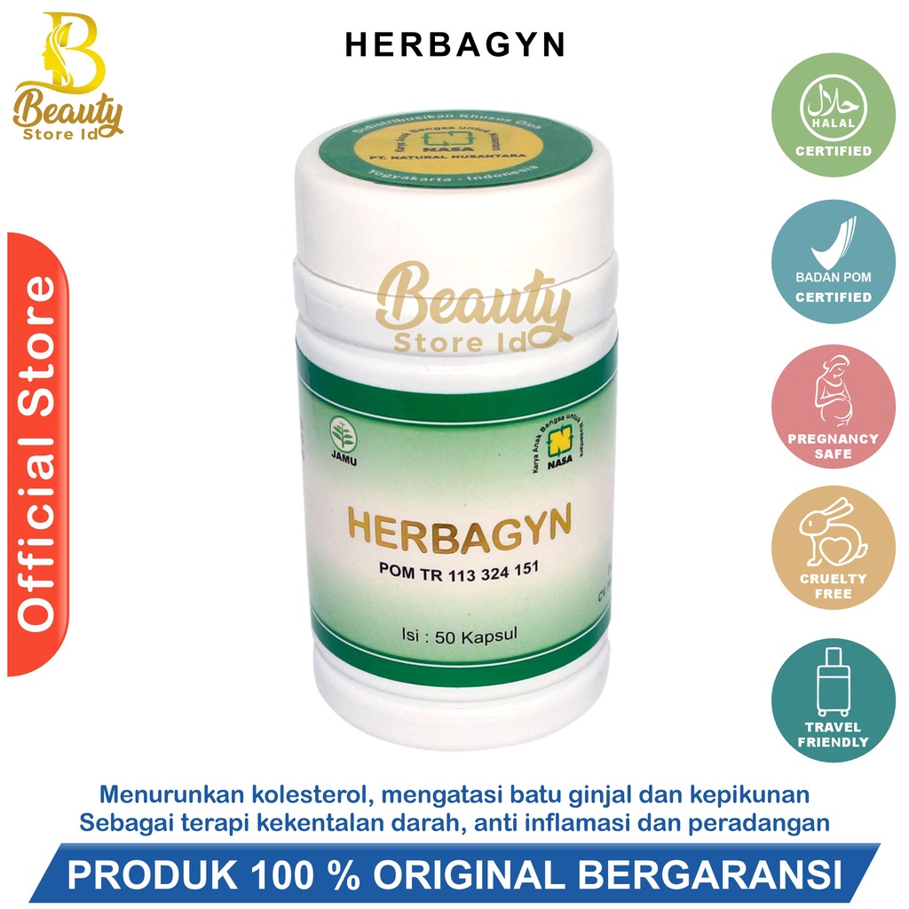 Jual BS - HERBAGYN Nasa Original Obat Penurun Kolesterol Obat Ginjal ...