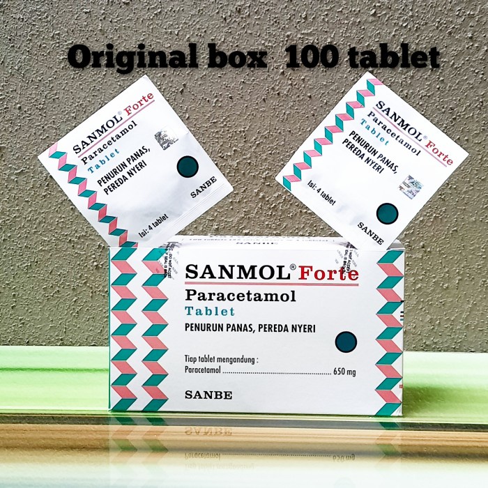 Jual sanmol forte tablet box | Shopee Indonesia