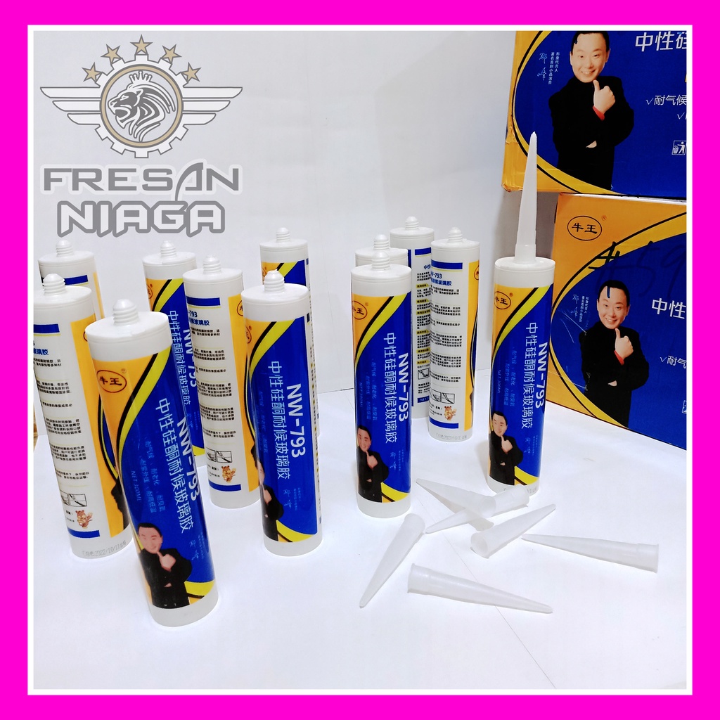 Jual Lem Silikon NETRAL Botol NEUTRAL Silicone Sealant Cartridge Lem ...