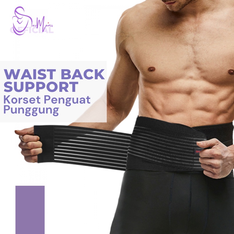 Jual Sabuk Korset Lumbal Lumbar HNP Penyangga Pelindung Perut Pinggang Corset Terapi Kesehatan ...