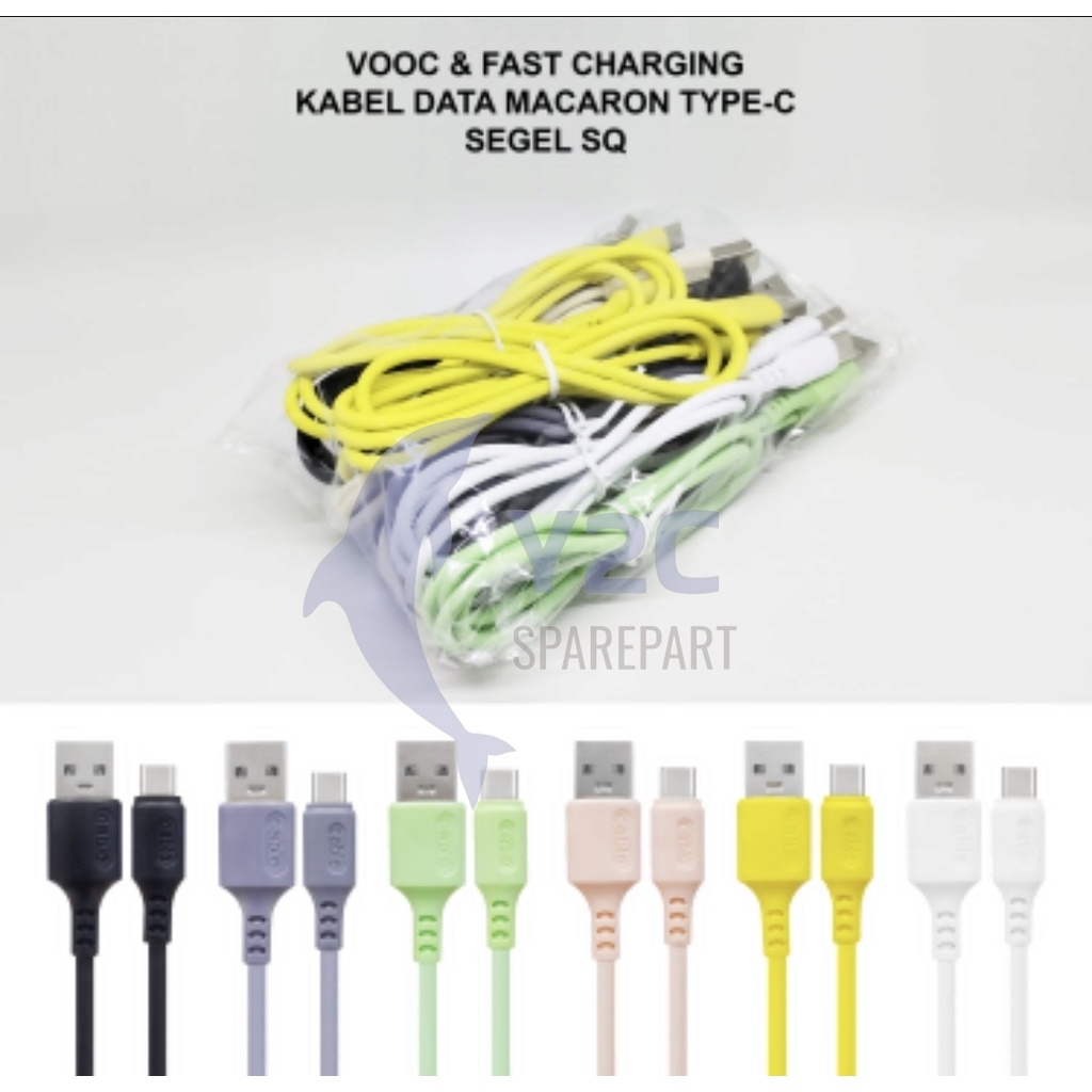 Jual KABEL DATA MACARONE TYPE C / CASAN CAS USB ORIGINAL OEM | Shopee ...