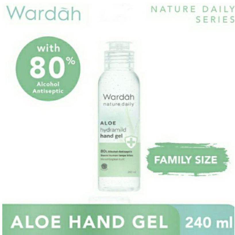 Jual WARDAH ALOE HYDRAMILD HAND GEL 240ML | Shopee Indonesia