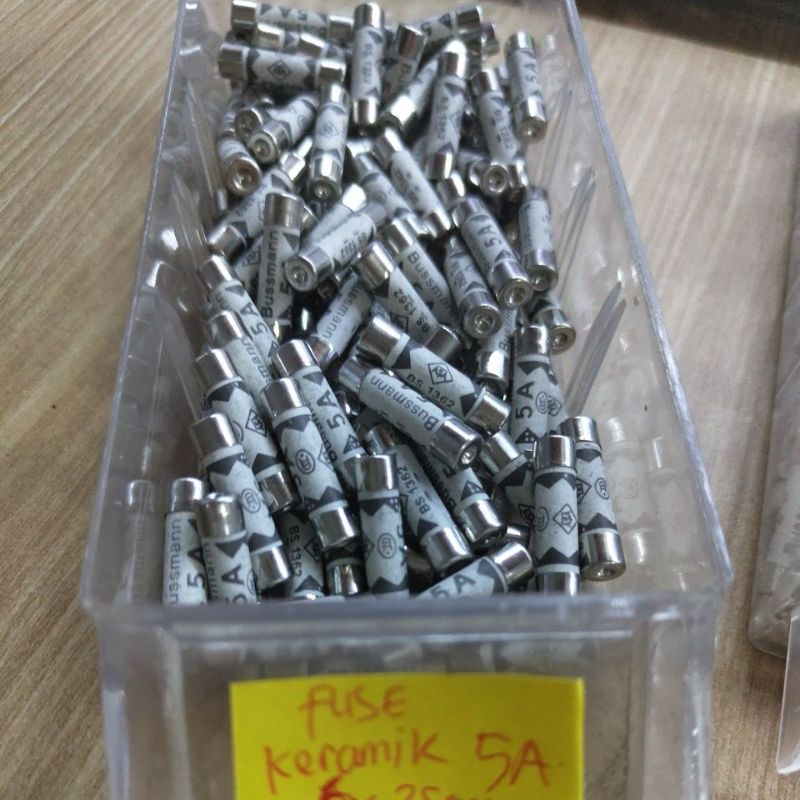 Jual Sekering AC 6x25mm fuse keramik 5A 10A 13A 16A | Shopee Indonesia