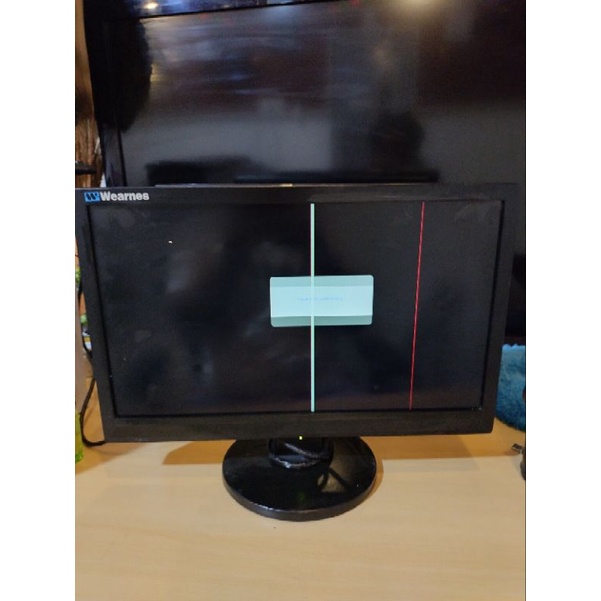 Jual monitor wearnes 16 inc vga minus layar garis tapi masih ok ...