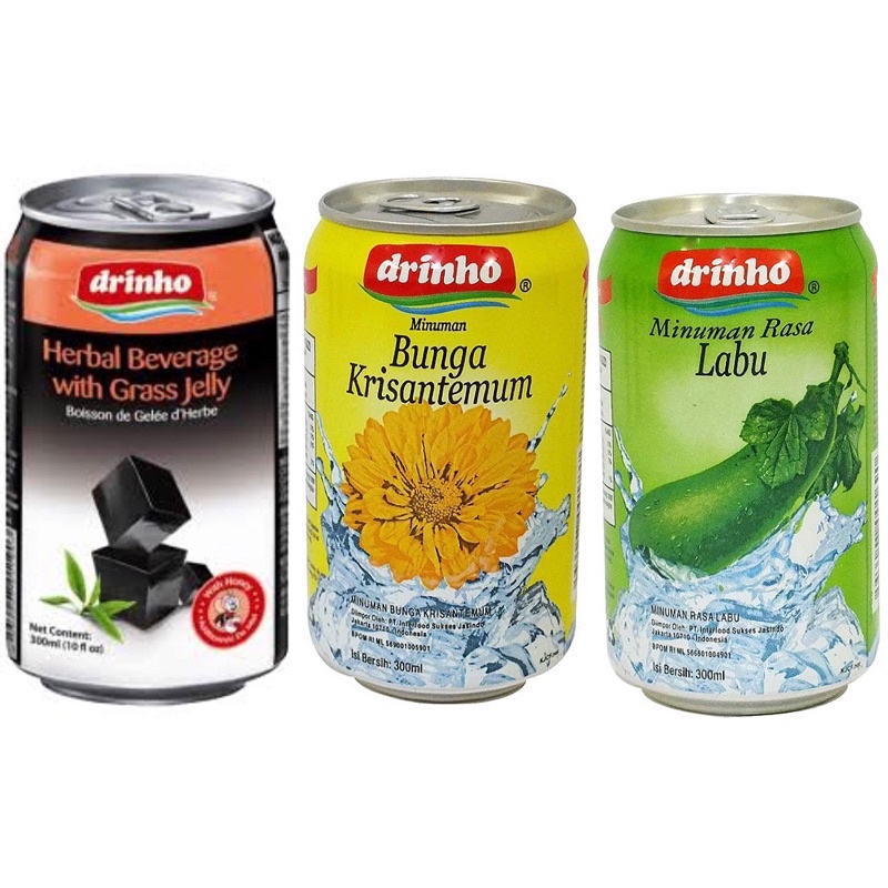 Jual Drinho Soft Drink Kaleng 300ml / Drinho / Soft / Drink / Kaleng ...