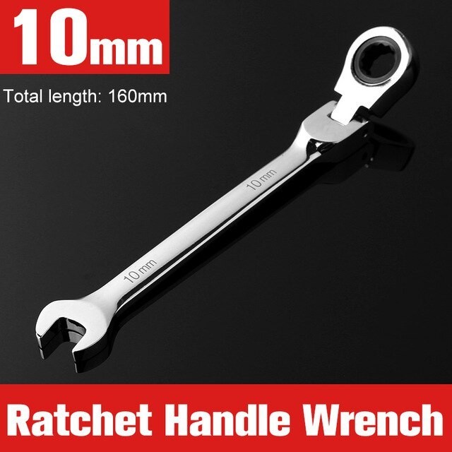 Jual Kunci ring pas Fleksibel rachet 10mm FLEXIBLE RATCHET WRENCH C-RV ...