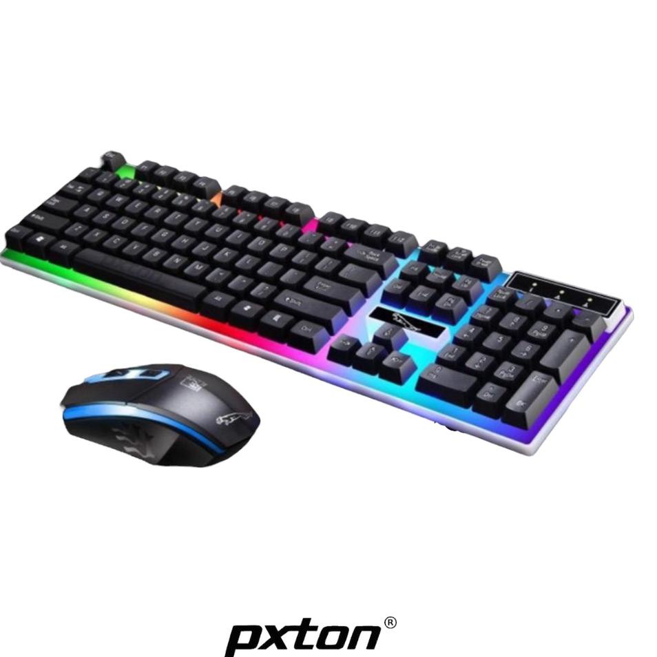 Jual Paket Spesial PXTON - Paket Keyboard Gaming dan Mouse RGB / Set ...