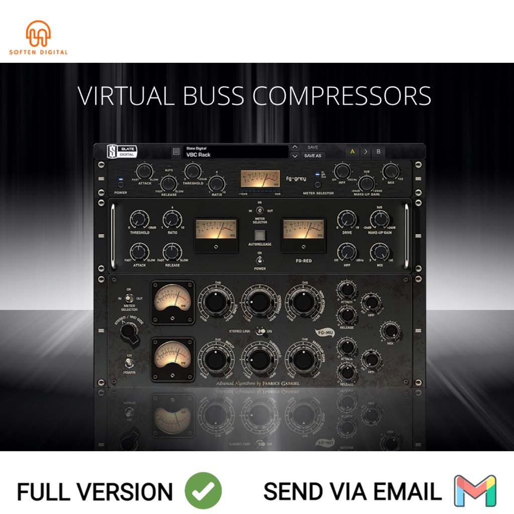 Jual Slate Digital - VBC Virtual Buss Compressors - VST Plugin Three ...