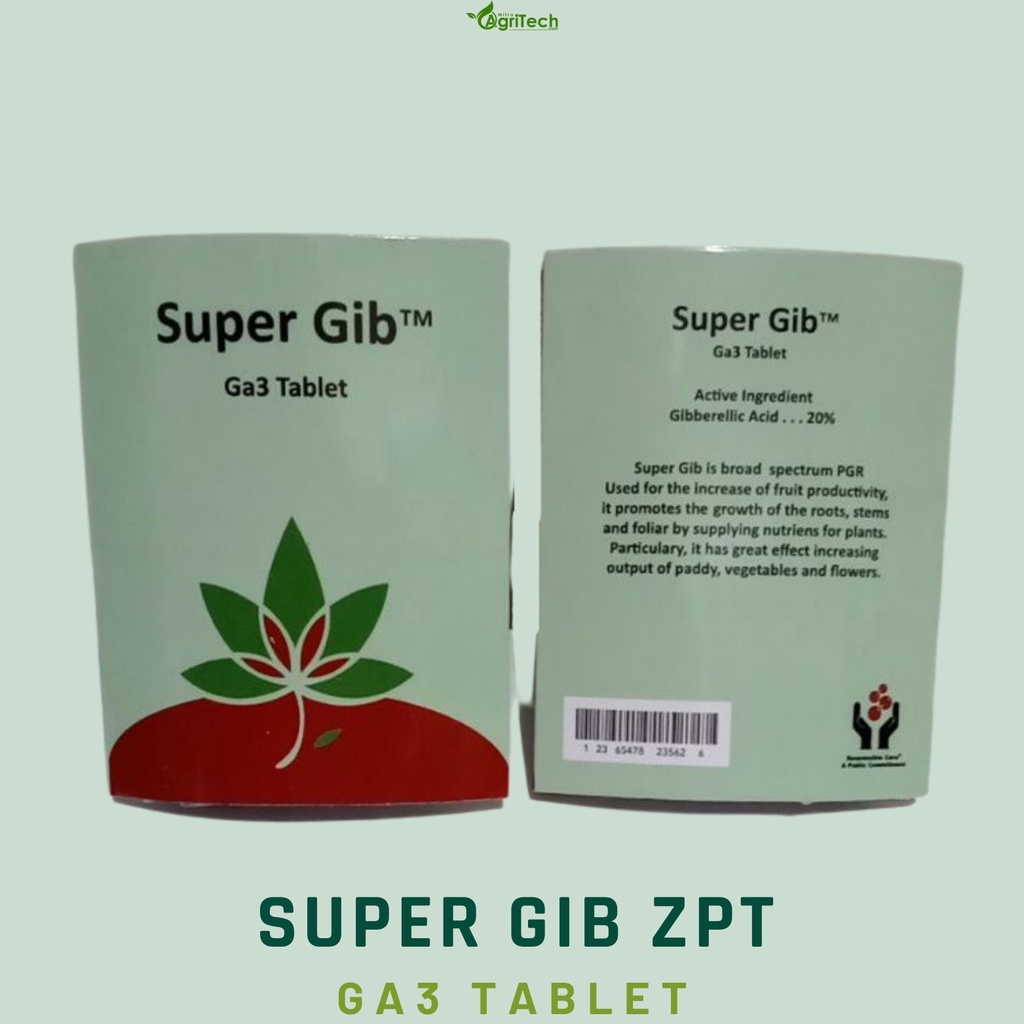 Jual SUPER GIB SUPERGIB GA3 TABLET 20% ORIGINAL PEMACU PERANGSANG ...