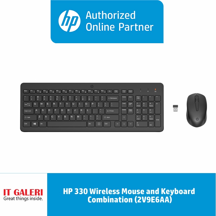 Jual HP 330 Wireless Mouse and Keyboard Combination | Shopee Indonesia