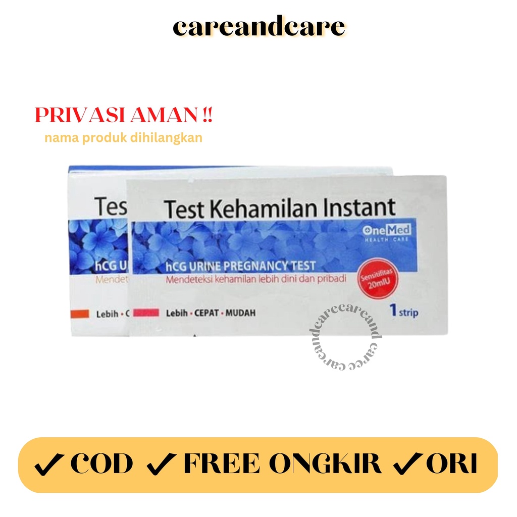 Jual Testpack OneMed Tespek One Med hCG Urine PregnancyTes Kehamilan ...