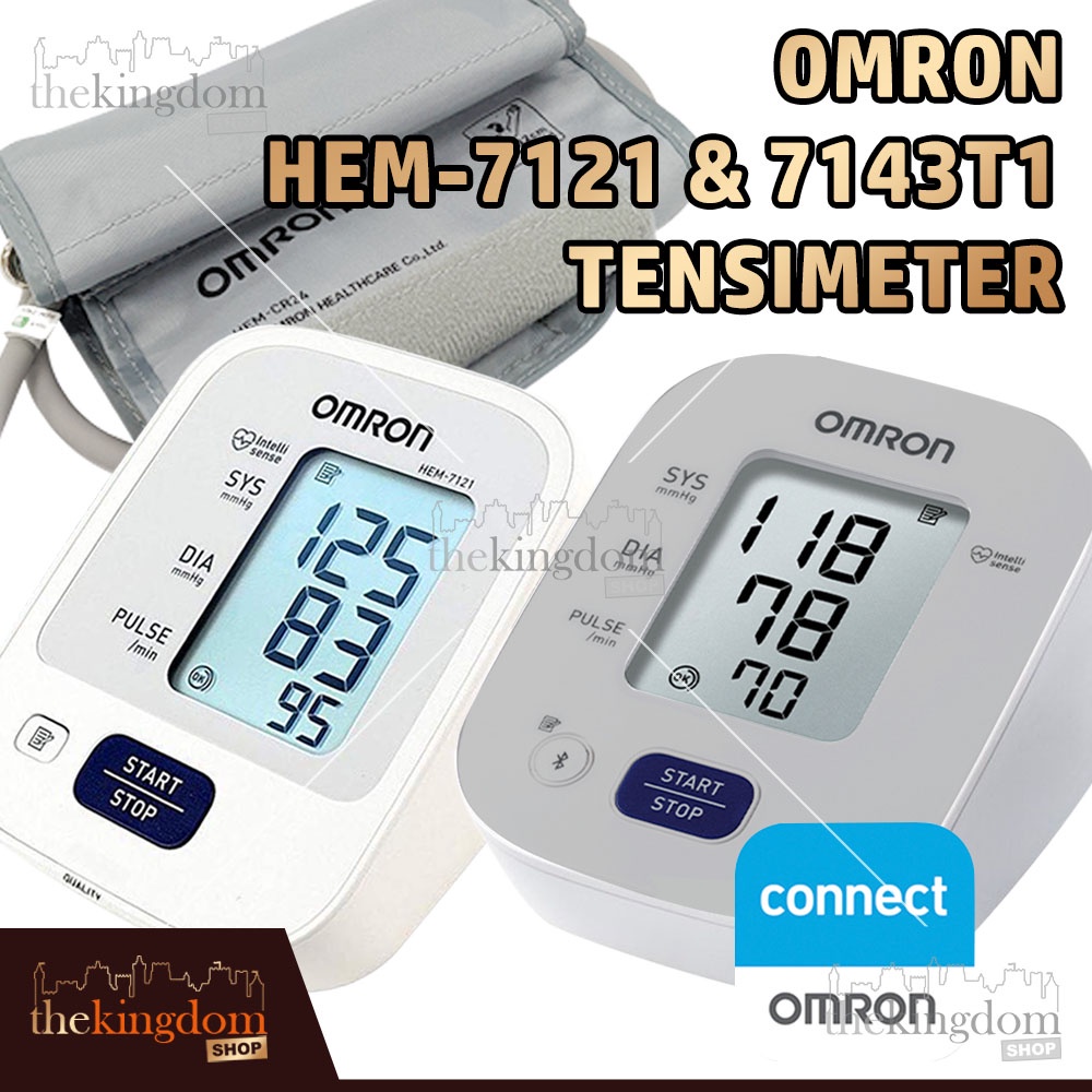 Jual Omron HEM-7121 7142T1 7142T2 7143T1 7143T 7143 Tensimeter Blood ...