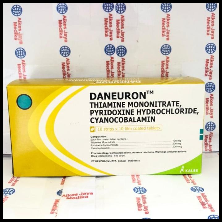 Jual Daneuron Box Isi 10 Strip @ 10 Tablet - Vitamin B Kompleks ...