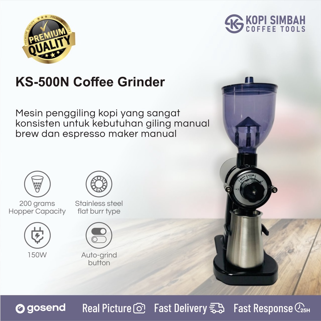 Jual Electric Coffee Grinder KS 500N Original Mesin Alat Penggiling ...