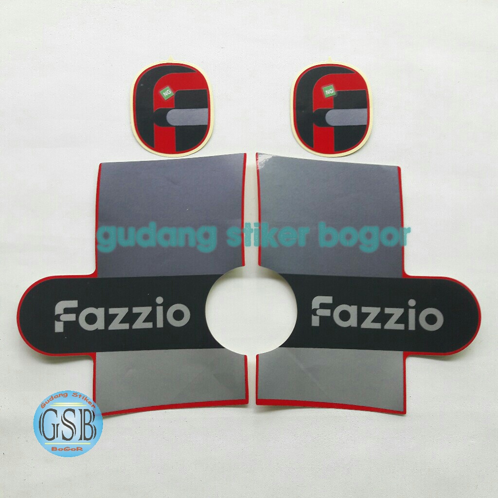Jual stiker lis motor yamaha fazzio 2022 merah | Shopee Indonesia