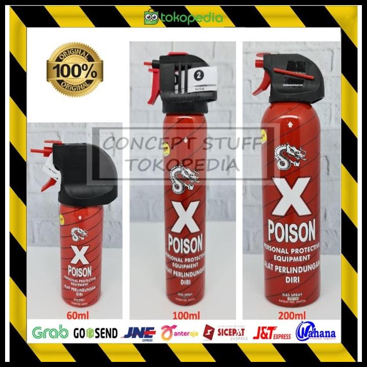 Jual Gas Airmata / Semprotan Pelindung Diri / Alat Bela Diri Xpoison ...