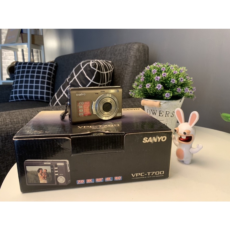 Jual Kamera Poket Digital Normal Sanyo VPC-T700 Fullset Box | Shopee ...