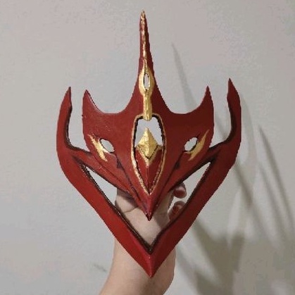 Jual Childe mask/topeng for cosplay tartaglia from genshin impact ...