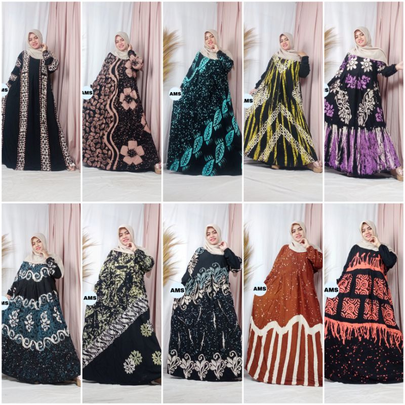 Jual Gamis Twill Jumbo Ori Tebal Premium Ld 130 Daster Twil Abstrak ...