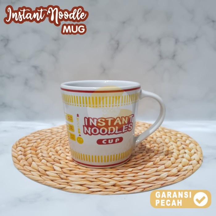 Jual HOMECO 1pcs Mug Instant Noodle V Shape Collection Mug 14oz Gelas ...