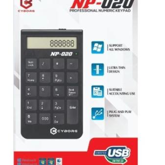 Jual Serba Murah WDLPI Keyboard numeric cyborg wired usb lcd display ...