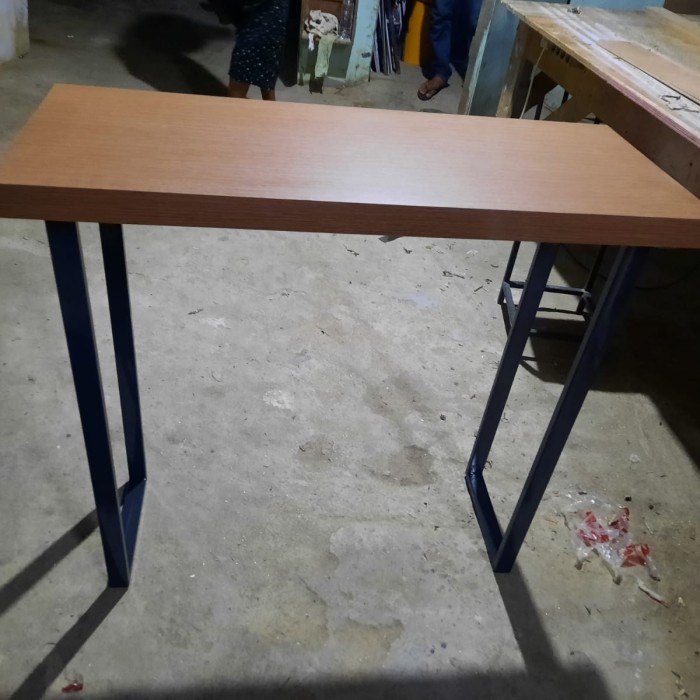Jual meja hpl kaki besi industrial | Shopee Indonesia