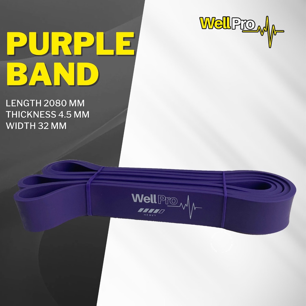 Jual Long Resistance Band Purple Karet Elastis | Pull Up Resistance ...