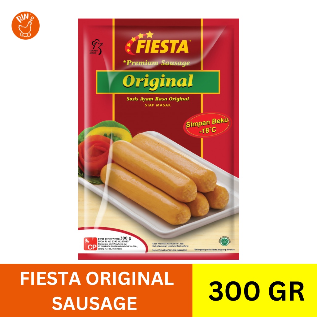 Jual FIESTA Original Sausage 300 Gr - SOSIS AYAM HALAL | Shopee Indonesia