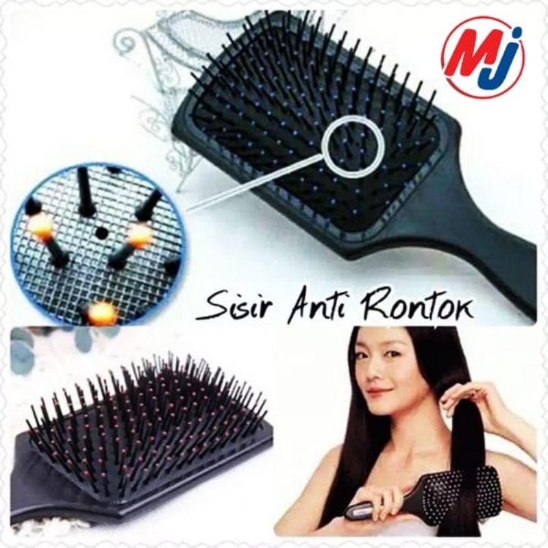 Jual Medan Termurah Ra-498 Sisir hitam petak Sisir rambut anti rontok ...