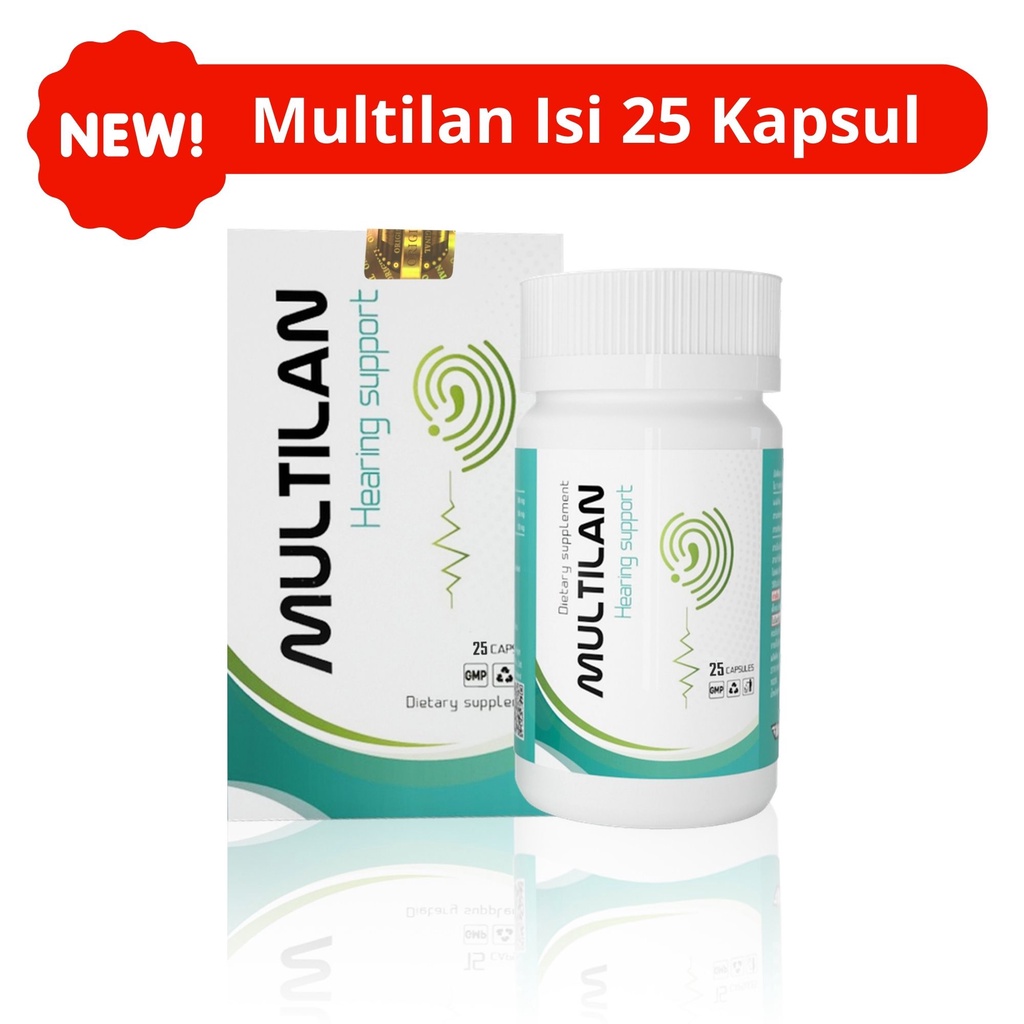 Jual New Multilan asli Obat Untuk pendengaran mengobati Telinga 25 ...