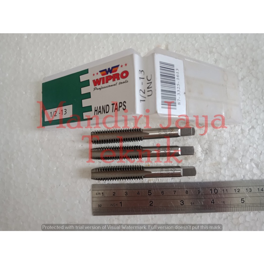 Jual Handtap / Alat Tapping Hand Tap set 3pcs 1/2 x 13 WIPRO | Shopee Indonesia