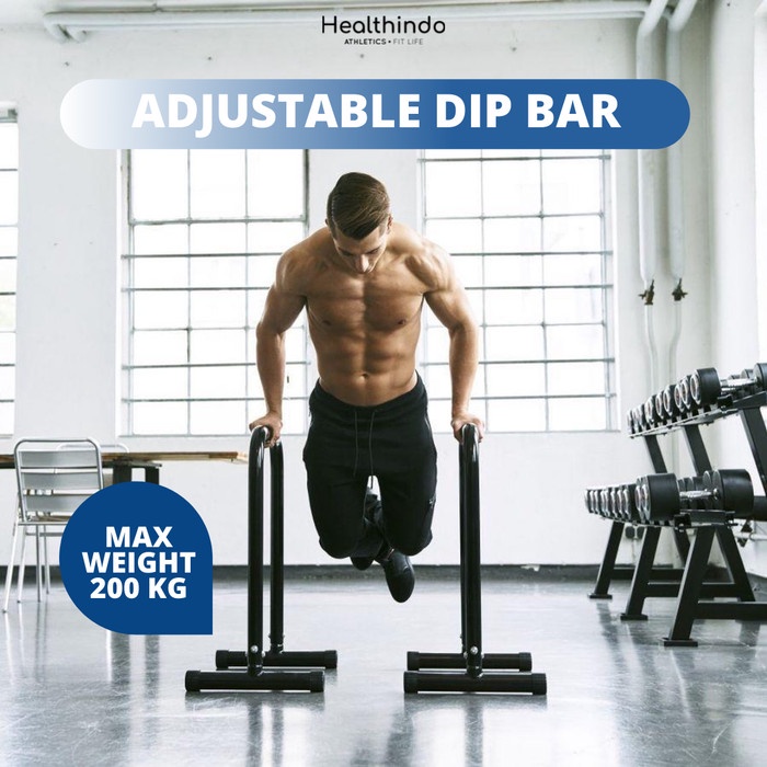 Jual Pull Up Dip Bar Calisthenic Dipping Crossfit Dips Alat Fitness ...