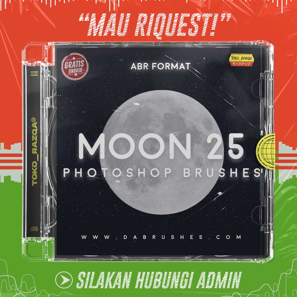 Jual 25 Moon Brushes For Photoshop PS BRUSHES | Shopee Indonesia
