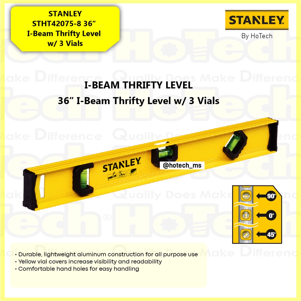 Jual STANLEY | STHT42075-8 36” I-Beam Thrifty | Alat Ukur Waterpass ...