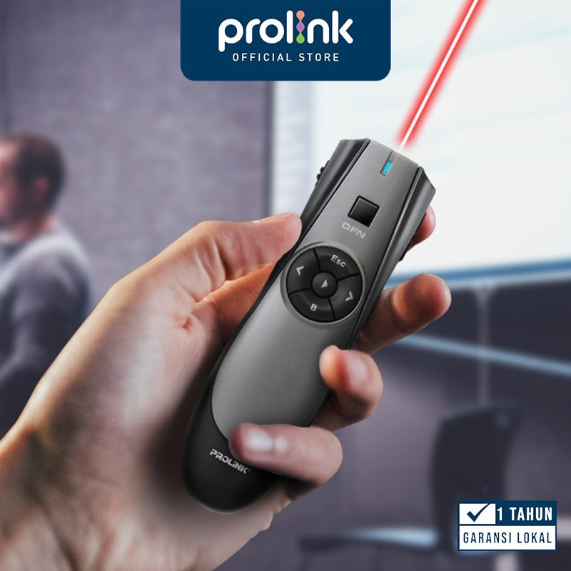 Jual PROLINK WIRELESS PRESENTER LASER POINTER CONTROL WITH TOUCH PAD ...
