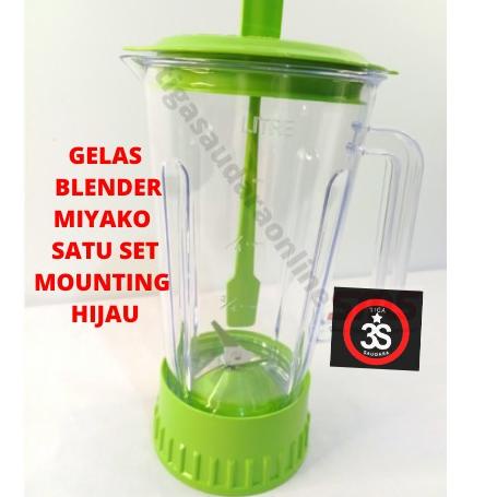 Jual Paling Disukai.. Gelas Blender Miyako Satu Set Mounting Hijau ...