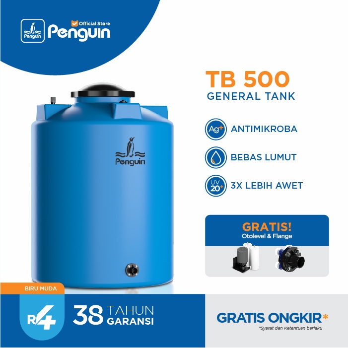 Jual Penguin TB-500 5000 Liter Toren Tandon Tangki Air General Tank ...
