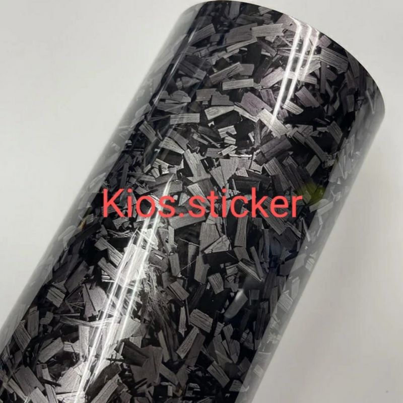 Jual Sticker Skotlet Karbon Forged Hitam 5D Super Glossy Scotlite ...