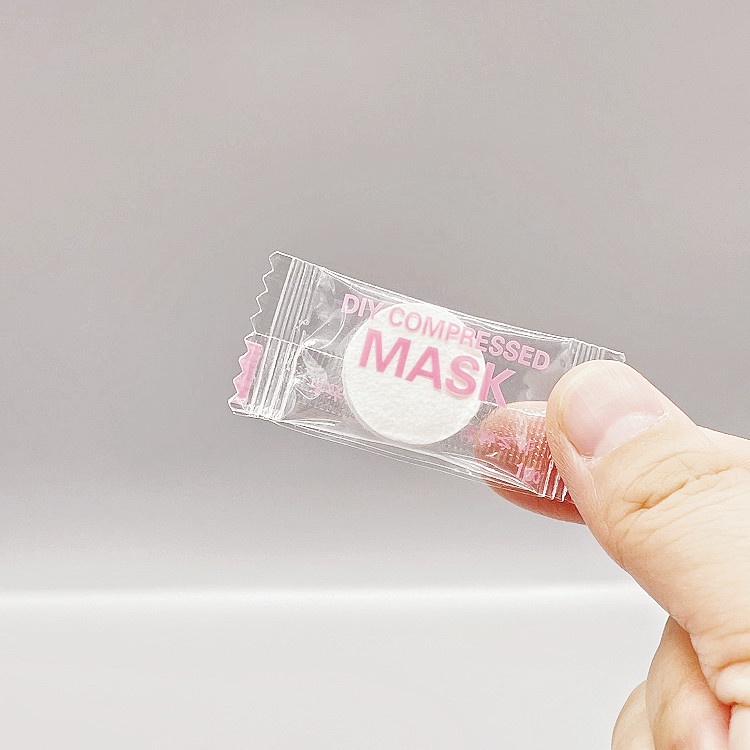 Jual COD - 5609 Tisu Wajah Mini / Compressed Paper Mask Sheet / Table ...