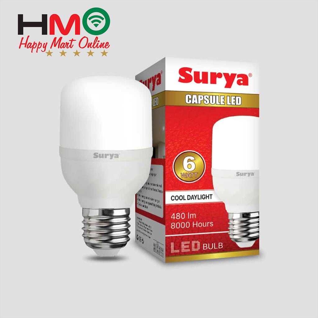 Jual Lampu LED Kapsul Surya 6 Watt Surya Capsule LED 6W | Shopee Indonesia