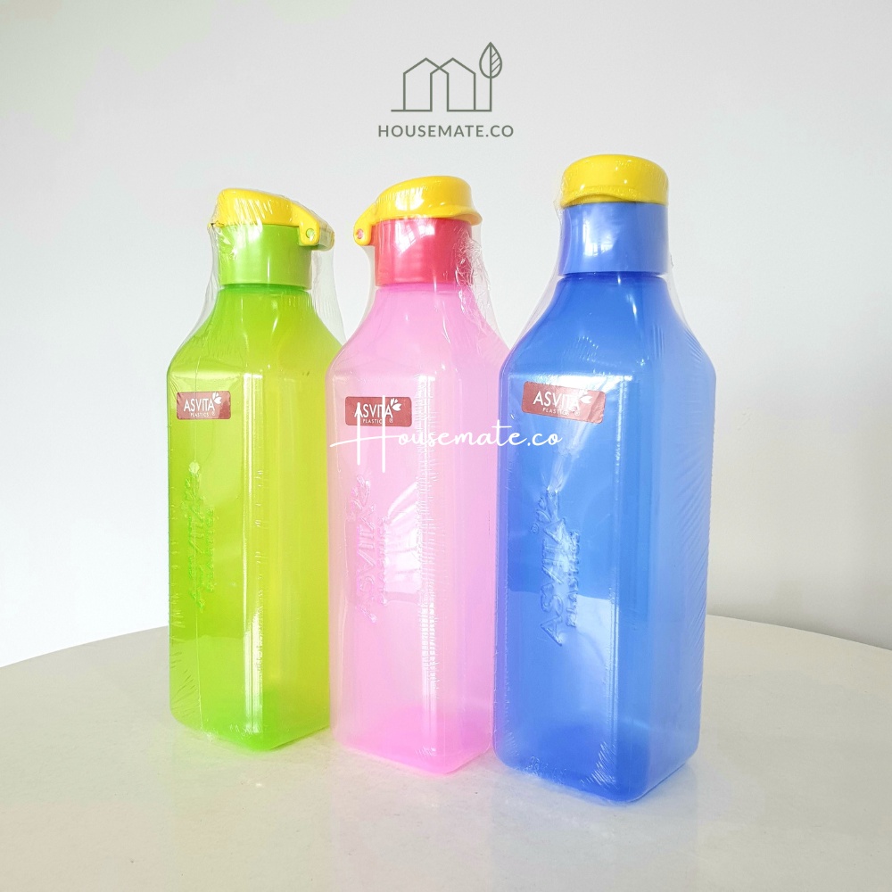 Jual Botol Air Minum Plastik Marco Persegi 800 ML | Shopee Indonesia