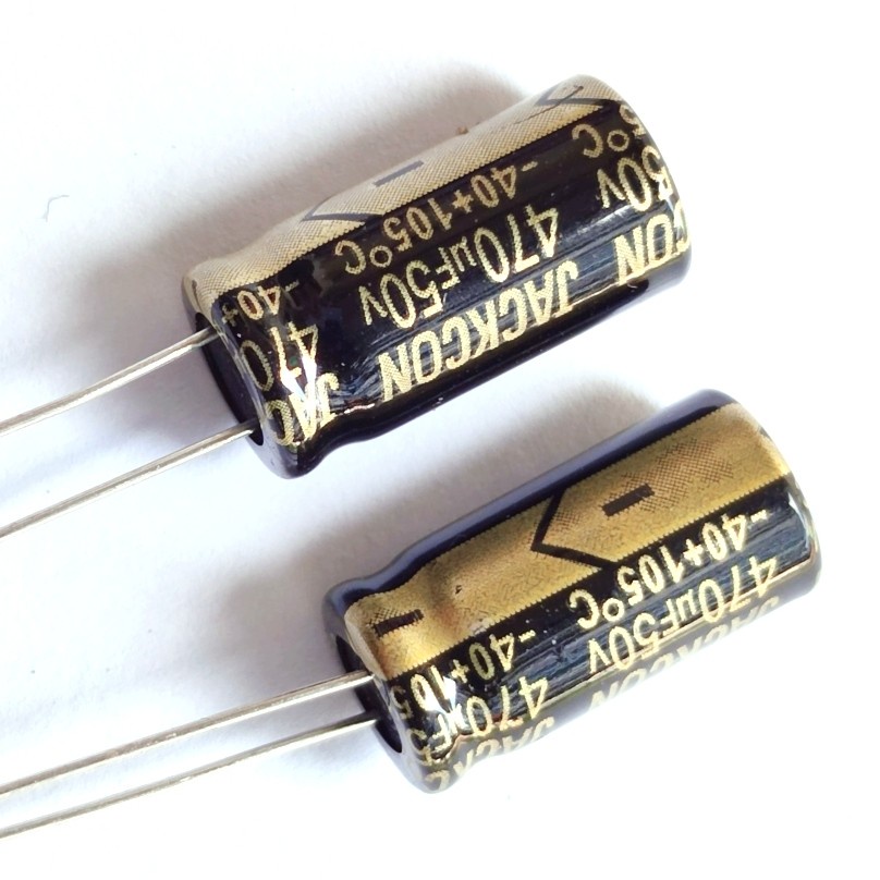 Jual elco 470uf 50v jackcon Taiwan / capacitor elco 470uf 50volt ...